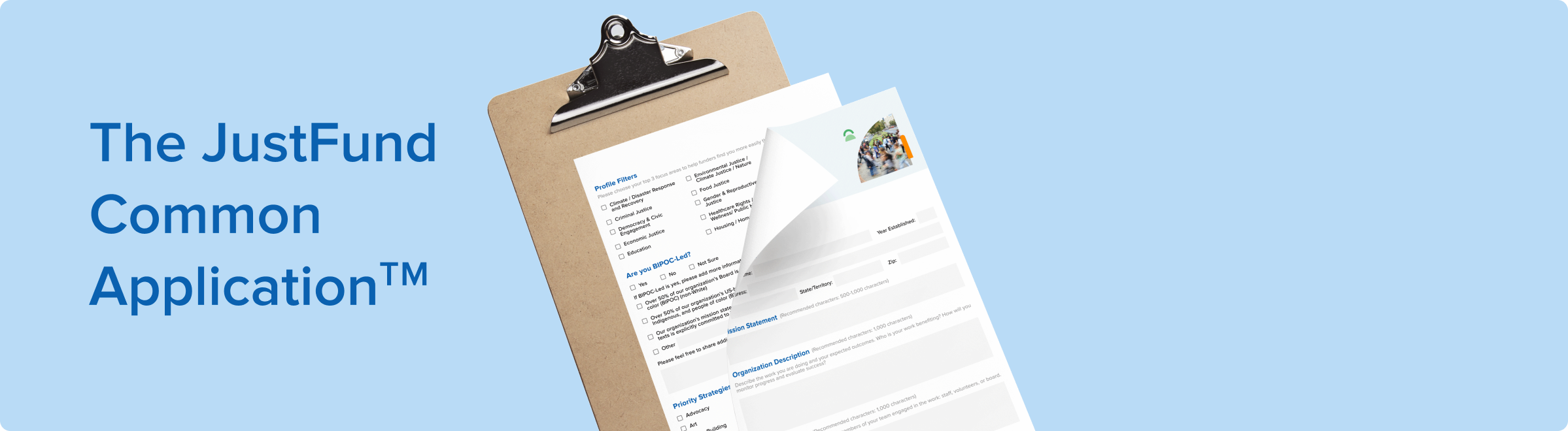 JustFund Common Application